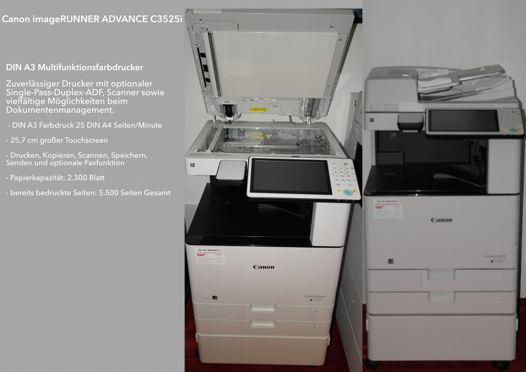 Canon imageRUNNER ADVANCE C3525i – DHS